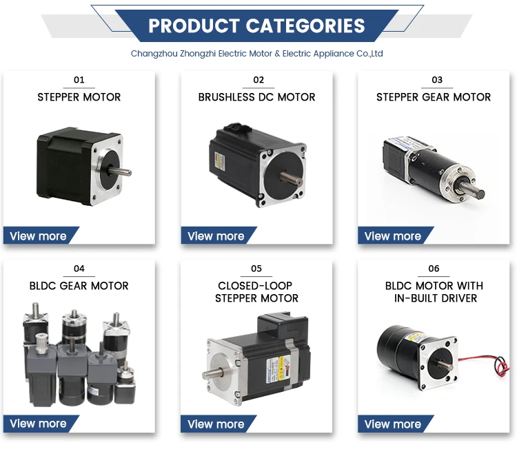ZZ-Motor Brushless DC Motor 24V 48V 310V 350W 400W 8 Poles, CE ...