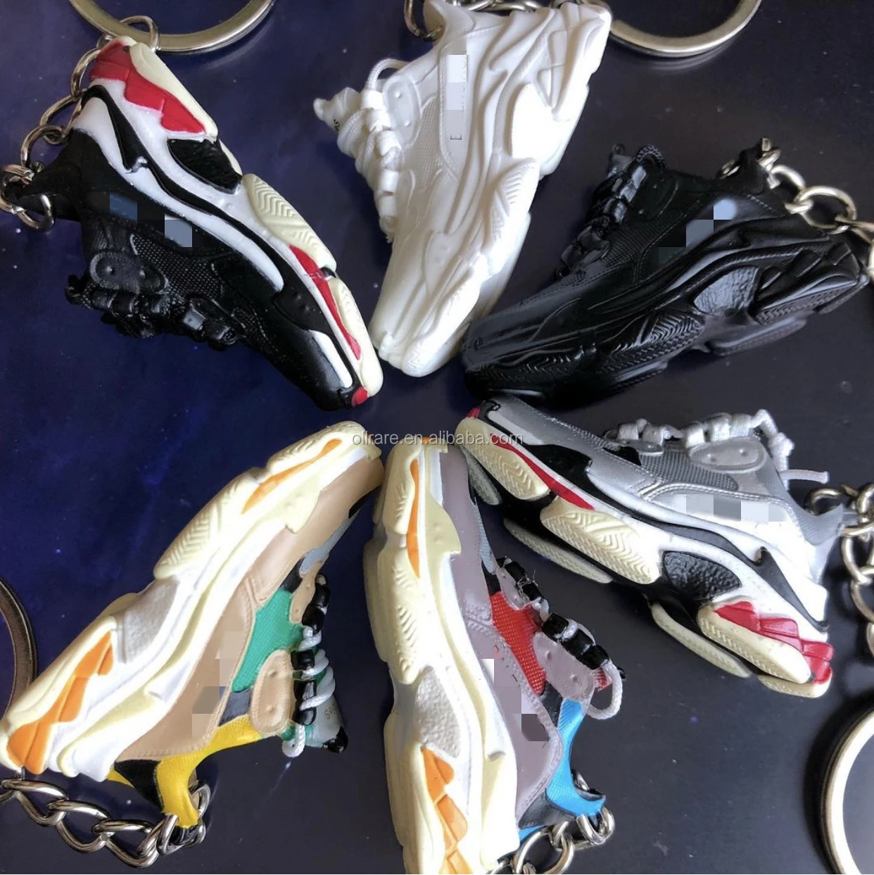 Plastic Pvc 3d Aj1 Jordan1 4 Yeezy Basketball Mini Shoe Sneaker ...