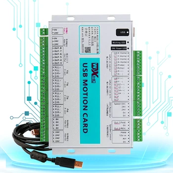 4 Axis Cnc Board Milling Machine Mach 3 Lathe Controller Motion Card - Buy Cnc Board Mach 3 ...