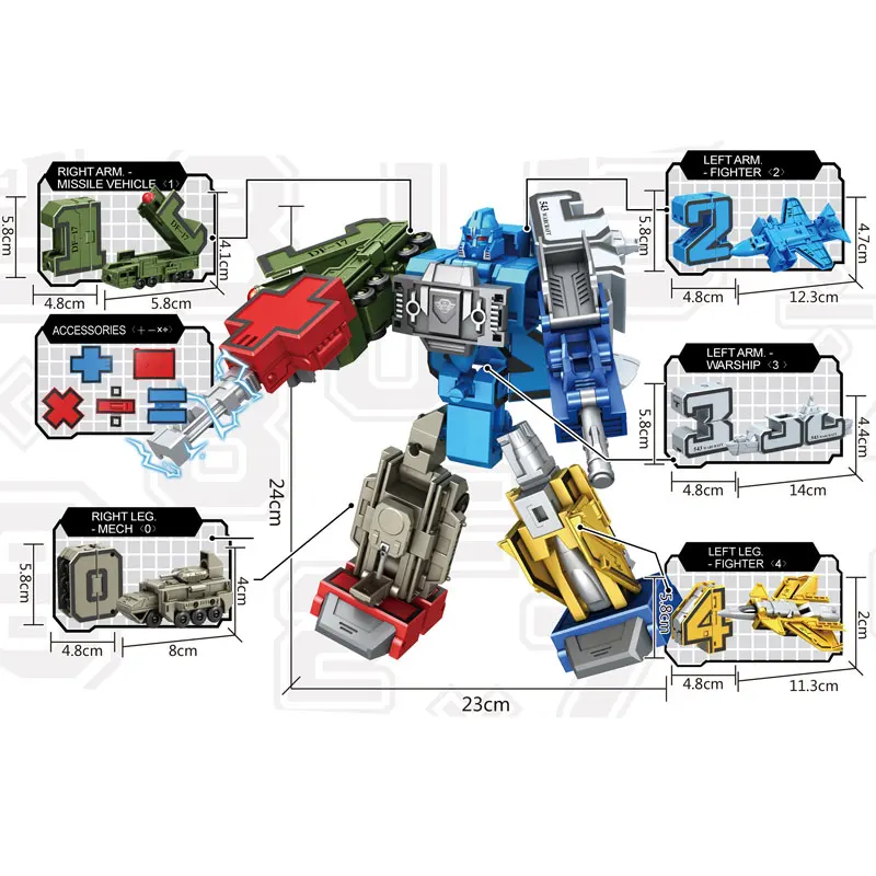 New Arrival 2023 Trending Toy Children Diy Assembly Robot Transform ...
