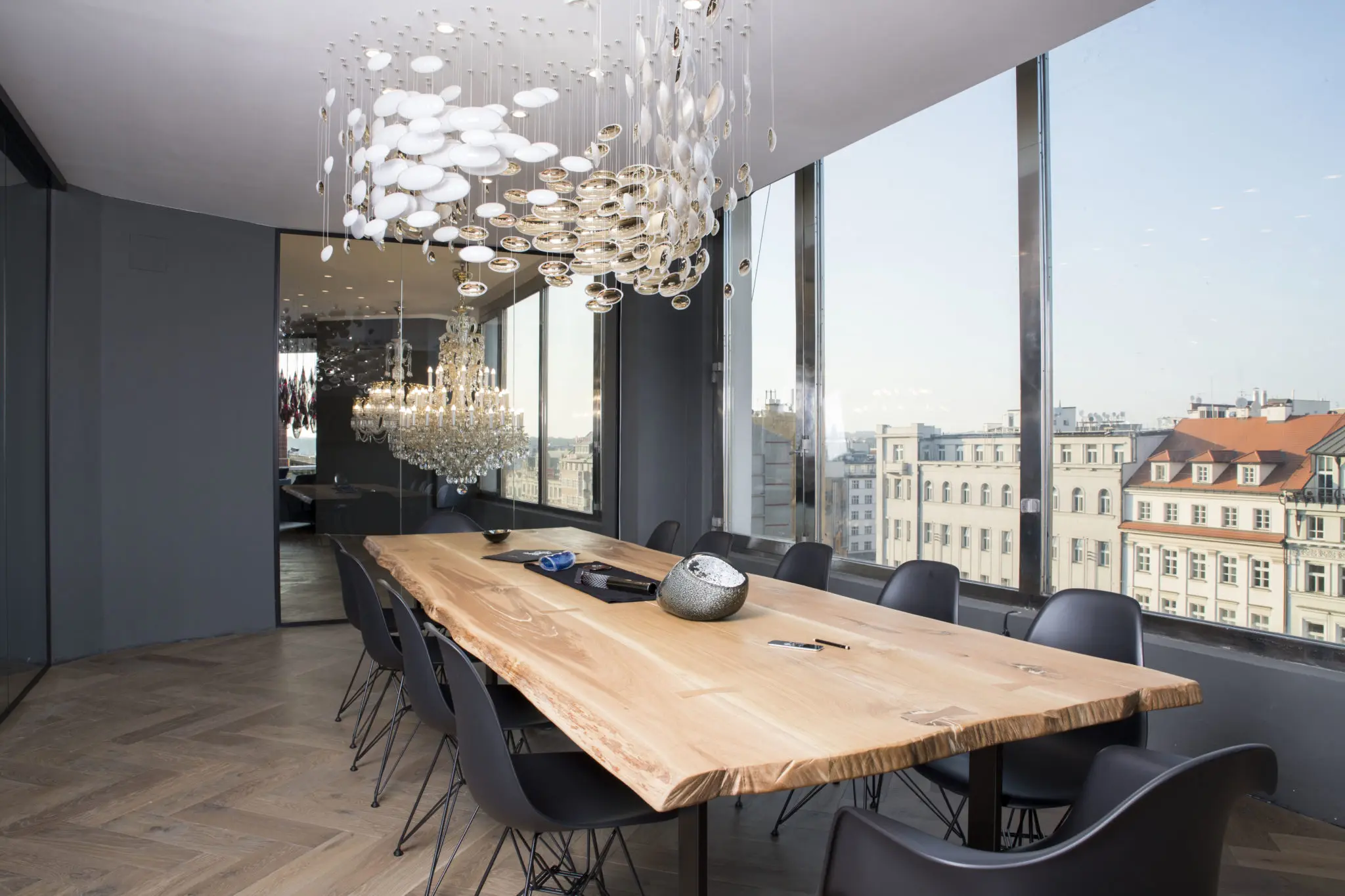 Customized Crystal Chandelier for Hotel Lobby - Modern Design