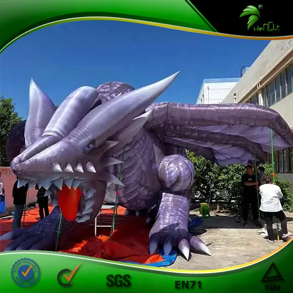 Realistic Giant Inflatable Dragon Model Inflatable Animal Mascot ...
