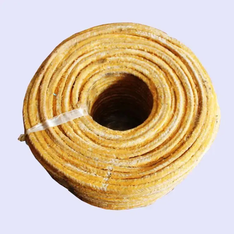 Oil-immersed Cotton Yarn Gland Packing With Grease Yellow Customized ...