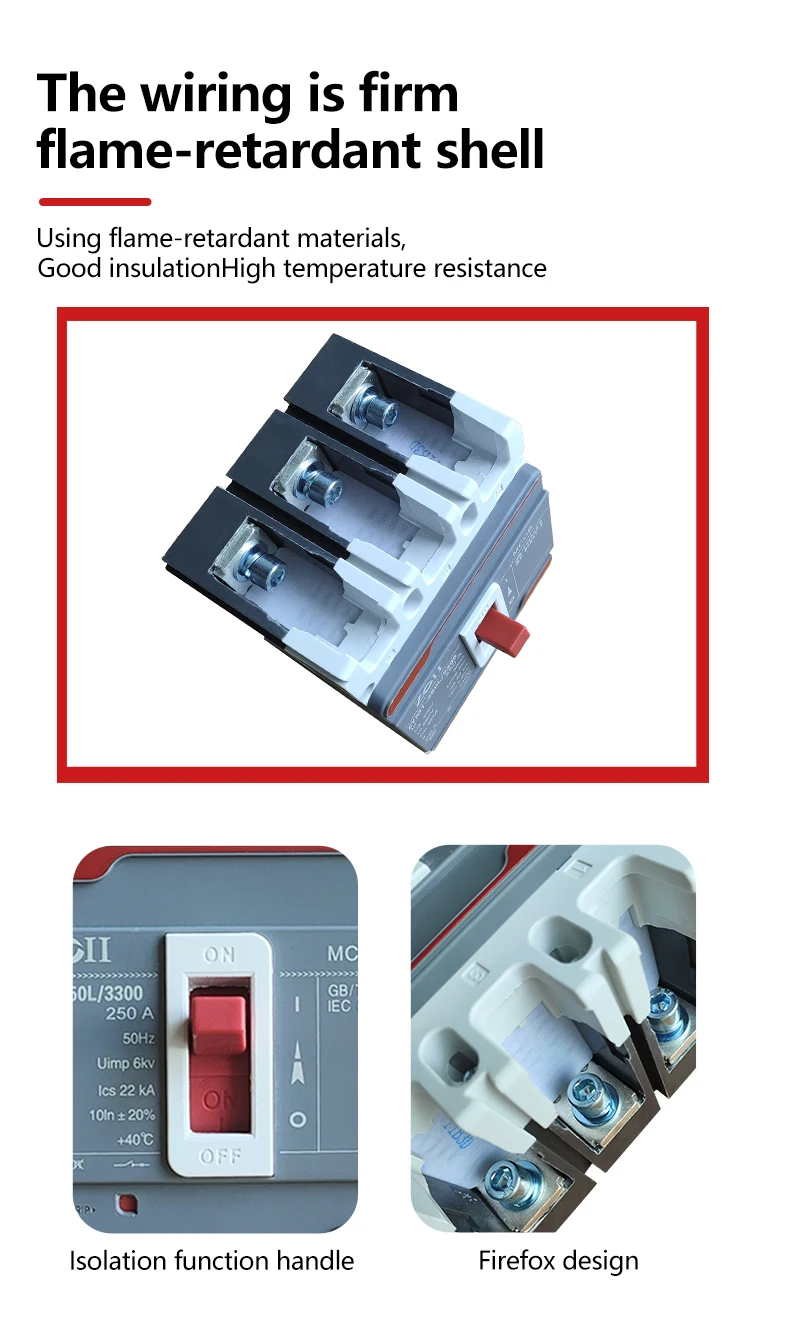 Zoii 3 Phase Mccb Circuit Breaker Main Switch 63amp 100amp 125amp ...