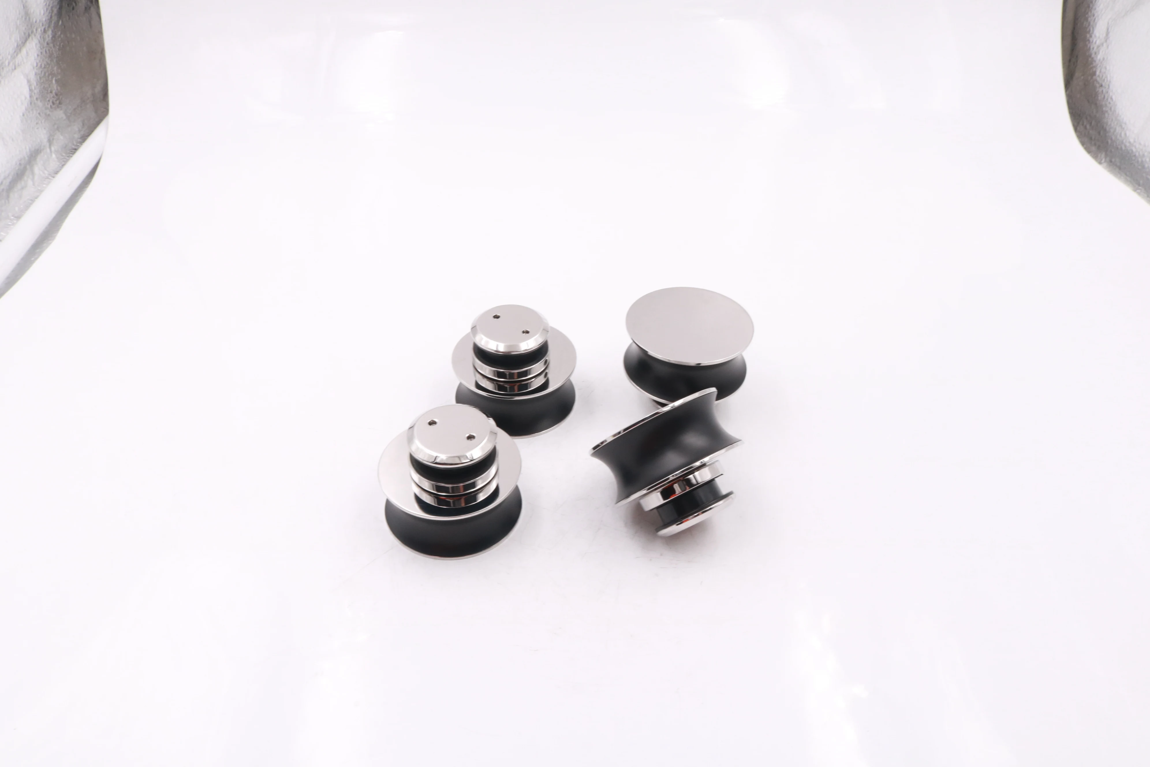 Safty Heavy Duty Glass Sliding Door System Sva-0009b Round Pipe Shower Frameless Sliding Doors ...