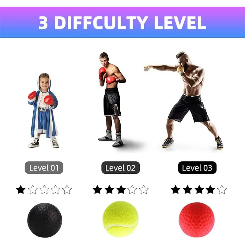 Wholesale Boxing Reflex Balls With Headband Speed Sports Training Punch ...