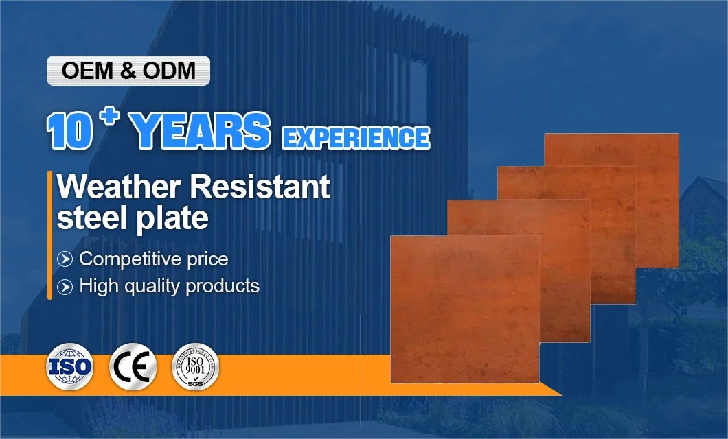 Din S355jow S355j2w Corrosion Resistant Steel Plate 8mm 10mm Weather ...