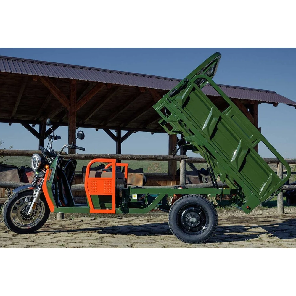 EEC COC Tuktuk 2000w 25km/h Cargo Trike Drop Shipping Electric Tricycle ...