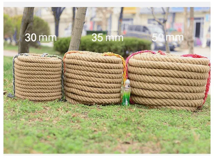 Natural Jute Rope - Durable and Versatile Twisted Hemp