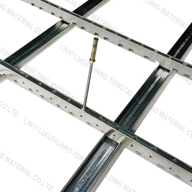 Gypsum Board False V Shape Carrying Channel Ceiling Carrying Channel ...