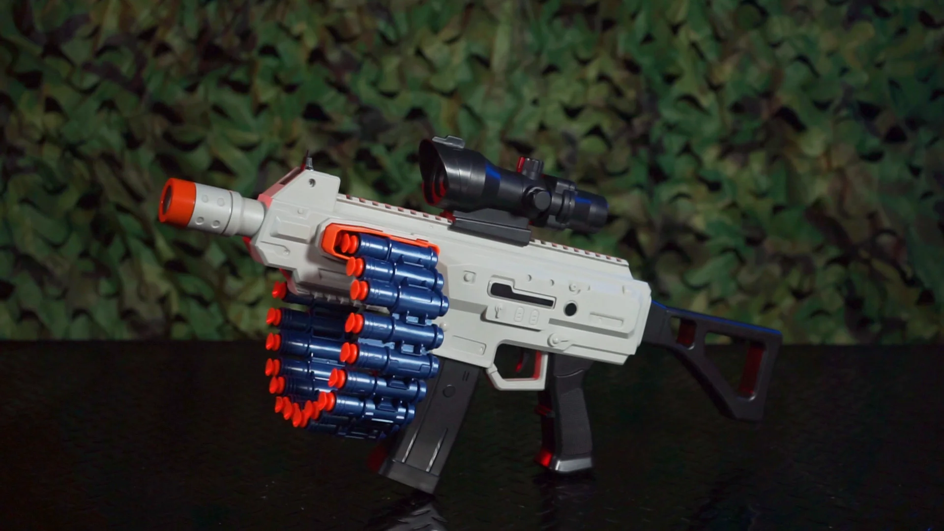 2024 New M416 Electric Submachine Airsoft Gun,Toy Blaster With 30 Foam ...