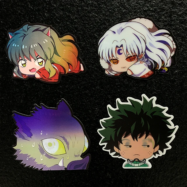 Motion Car Window Sticker Waterproof Anime Window / Laptop Sticker ...