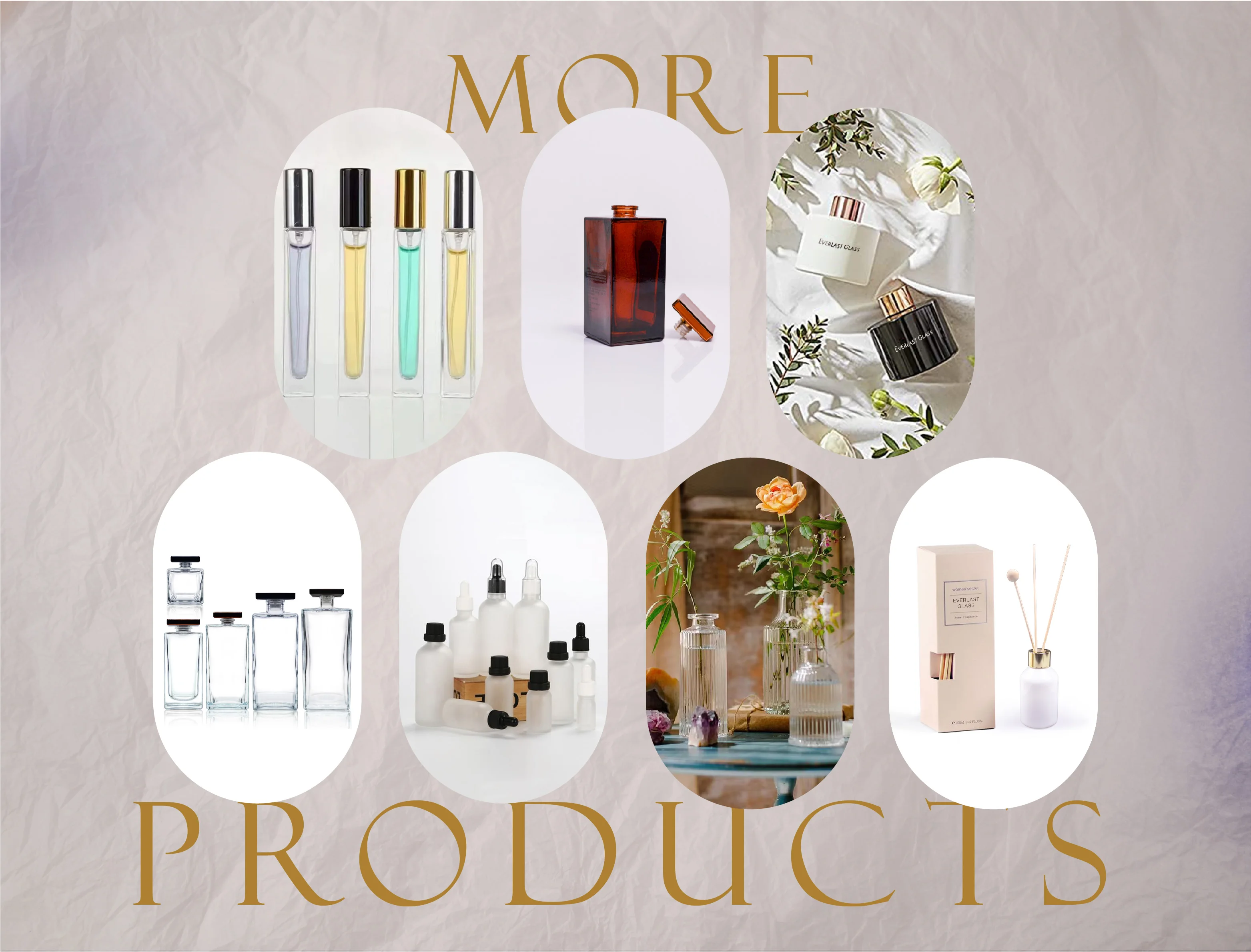 Luxury Glass Reed Diffuser Bottles - Perfect for Gift Packaging