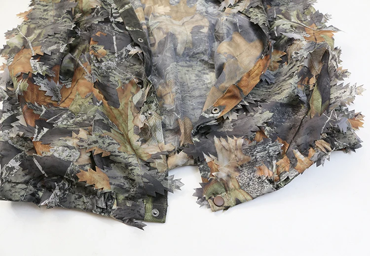 Wholesale Men 3D Leaf Camouflage Hunting Clothes for Outdoor