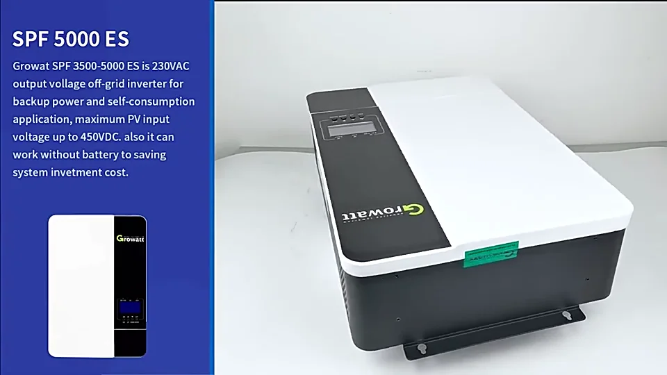 B-3 Growatt Spf 3500es 5000es 5000w Off Grid Hybrid Inverter 48v 230v ...