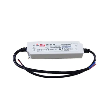 Mean Well 60w 48v Transformer Ip67 90~305vac Input Lpf-60-48 With Pfc ...
