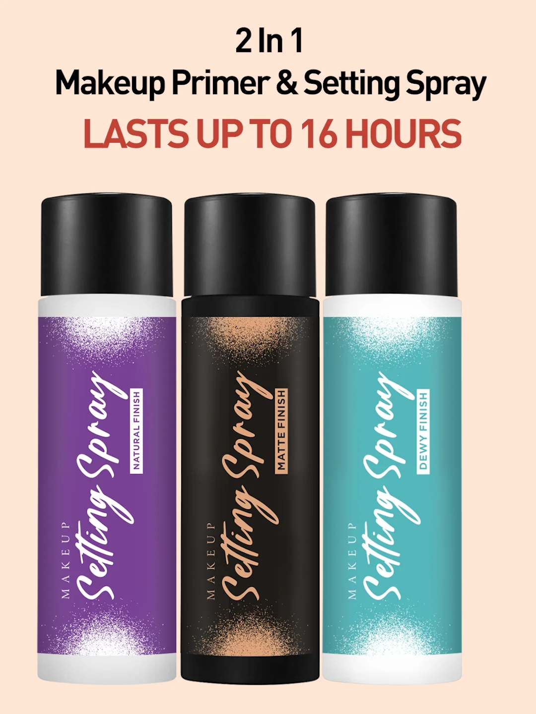 Cosmetics All Day Wear Long Lasting Matte Finish Makeup Primer And Mist ...