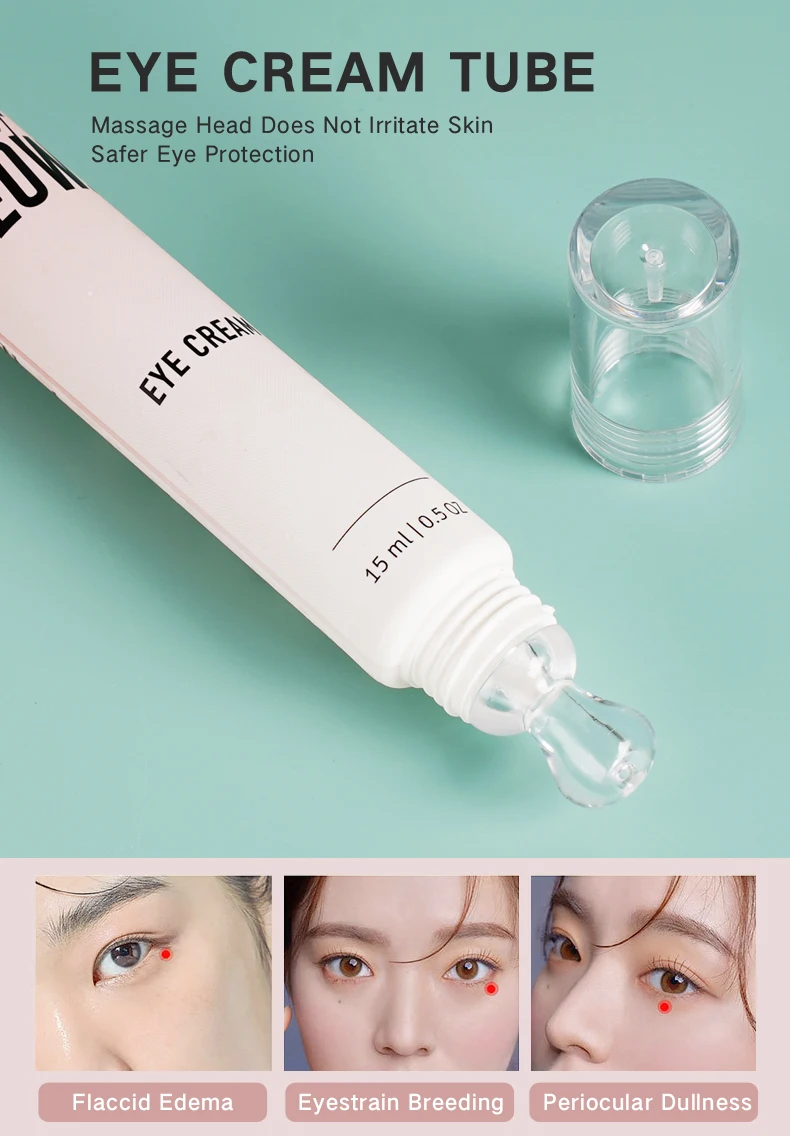 D16mm 15ml Custom Skin Care Tube Eye Cream Tube Lip Gloss Tube With ...