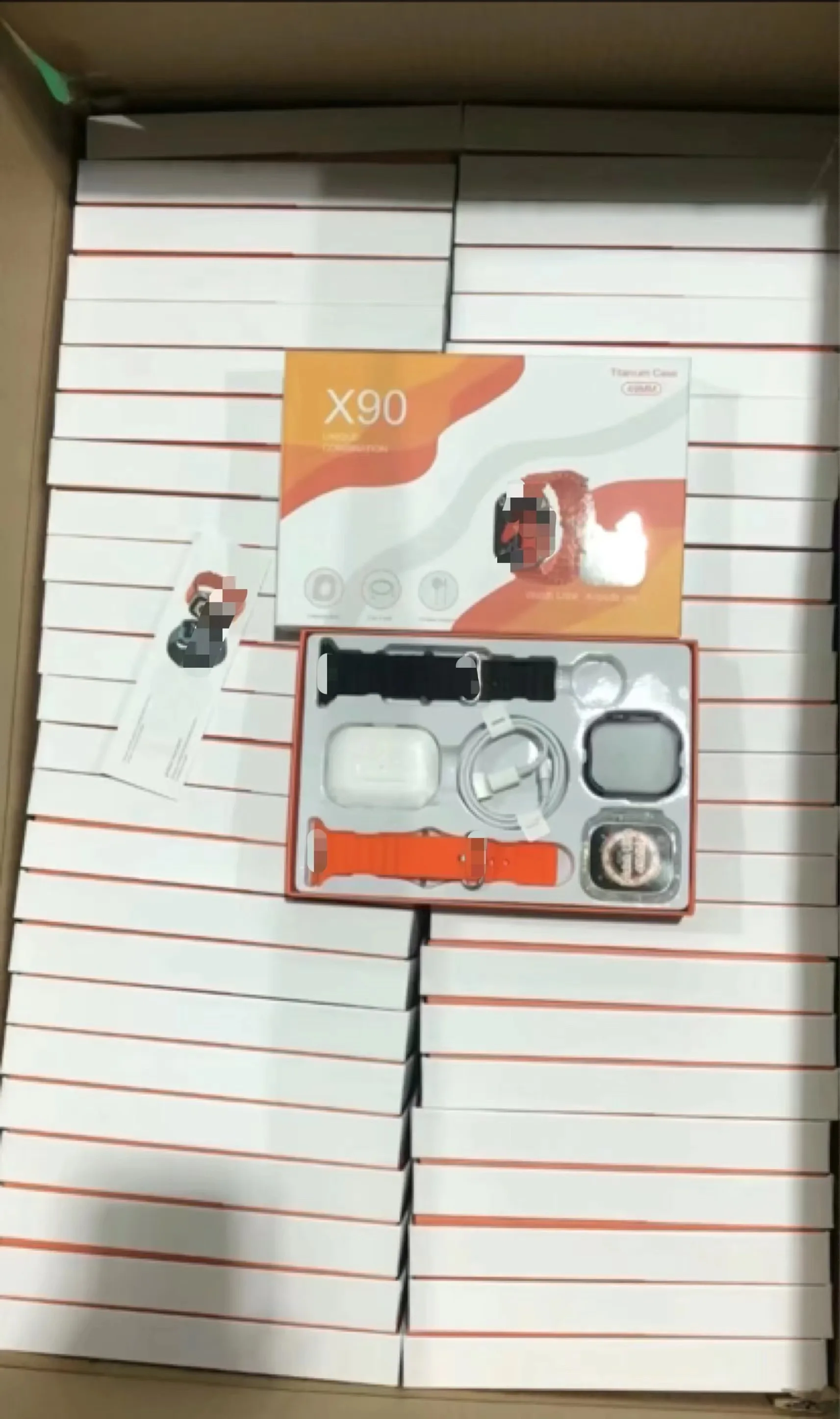 7-in-1 X90 Unique Ultra Combination Smartwatch Fast Charge Wireless ...