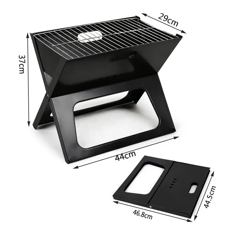 Folding Bbq Grill Charcoal Smokeless Portable Outdoor Bbq Household ...