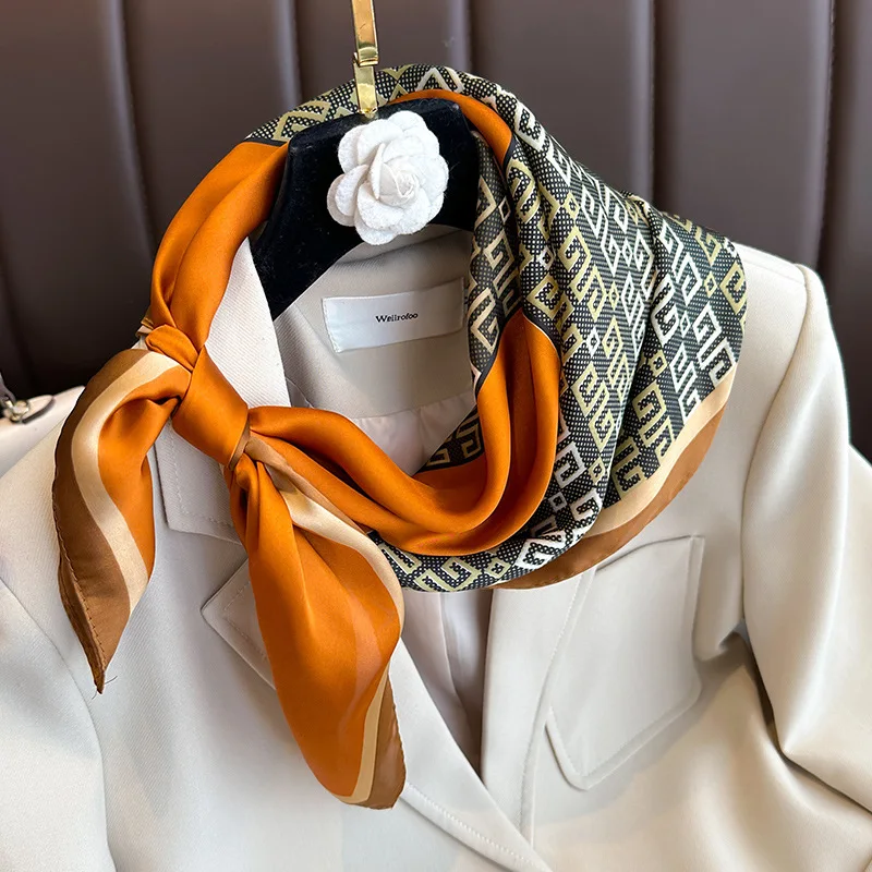 Wholesale 2024 Newest Spring Summer Soft Tie Small Square Scarf 70*70cm ...