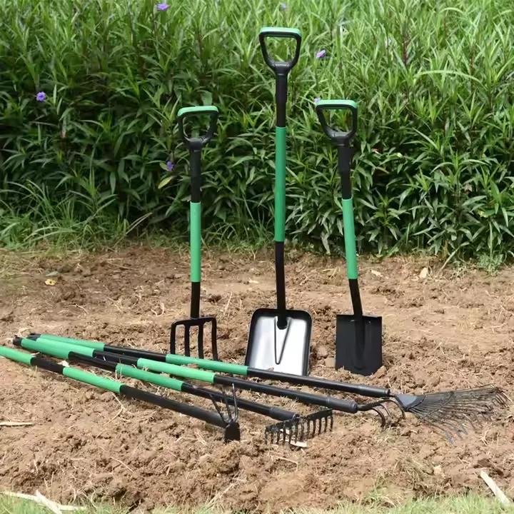 D-Shape Ergonomic Garden Tree Digging Shovel Comfortable DIY Carbon ...