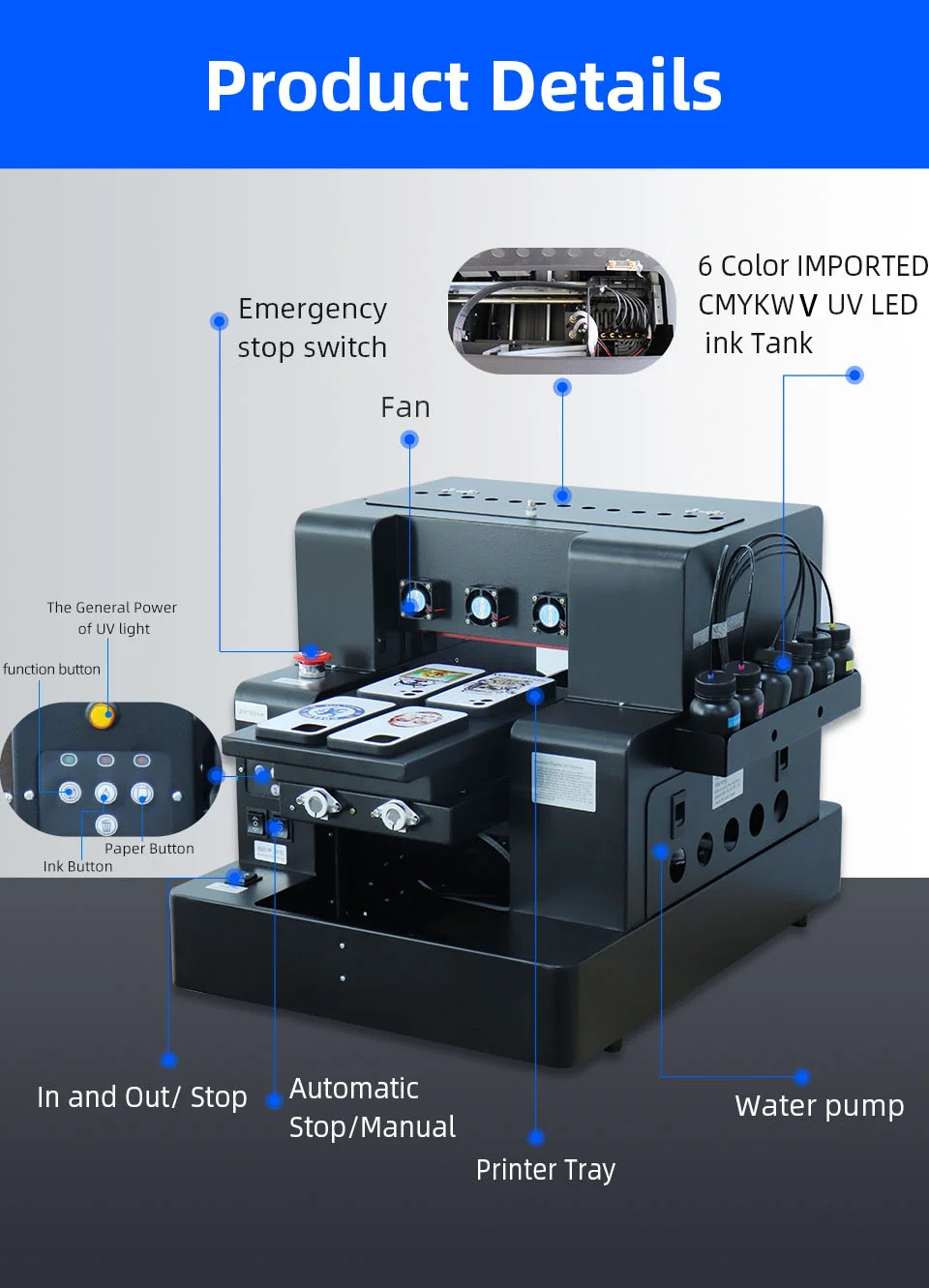 Haolic Digital A4 Uv Dtf L805 Printer Inkjet T-shirt Heat Transfer Printing Machine Pet Film A3 ...