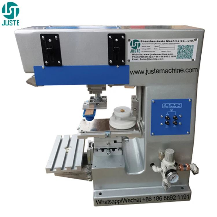 Closed Ink Cup Desktop Pad Printing Machine Mini 1 Single Color Table ...