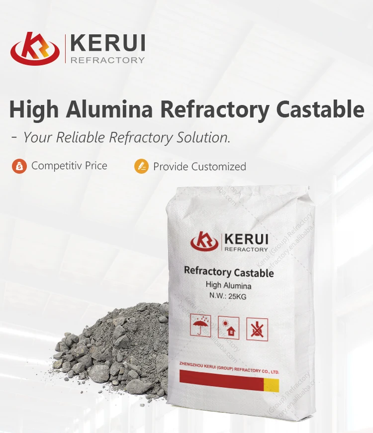 High Temperature Fireproof Monolithic Fire Clay Refractory Mortars ...
