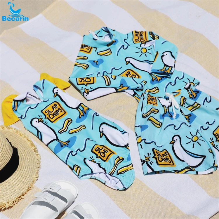 Becarin 2022 Children Swimwear Lovely Baby Swimsuits Little Girls and ...