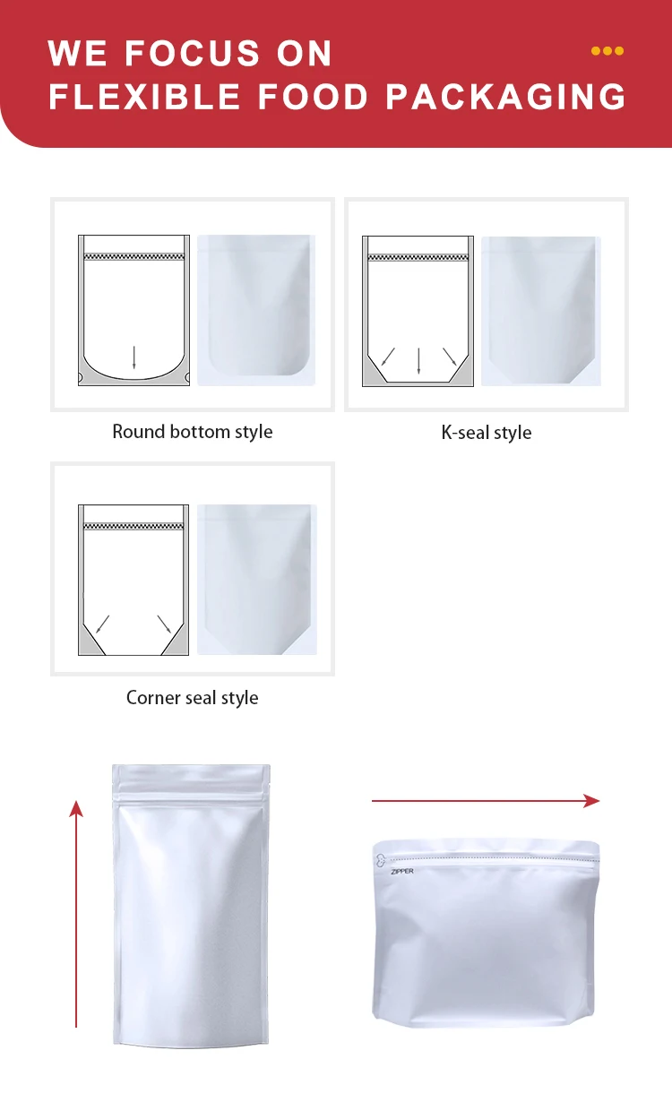 China Custom Logo Doy Pack Standup Pouch Food Flexible Packaging ...