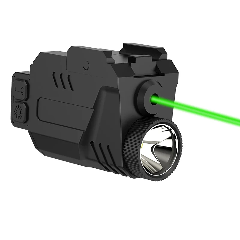 Mini Laser Flashlight Combo Tactical Flashlight With Green Beams With ...