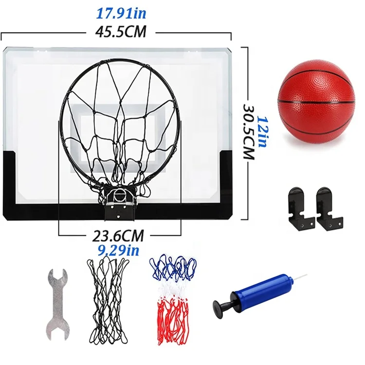 Sports Entertainment Mounted Ring Outdoor Mini Basketball Rim With Net ...