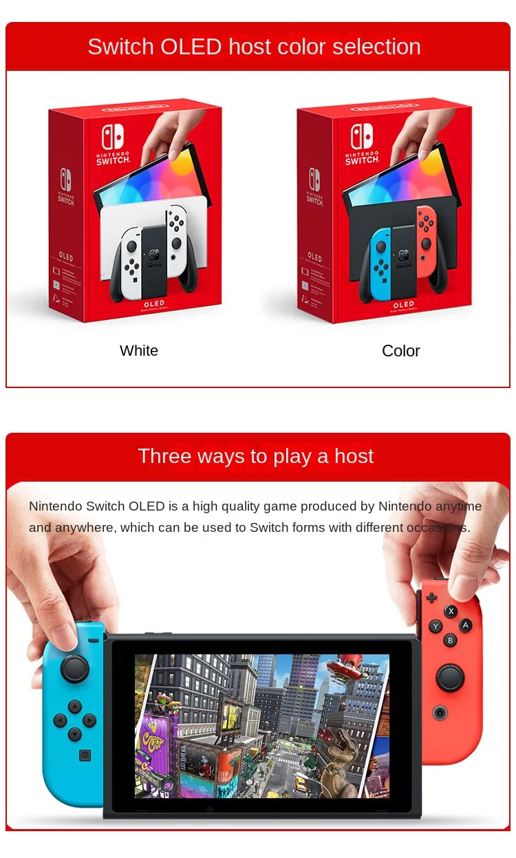 New Product Nintendo Switch Oled Japanese Version Of The Game Machine ...