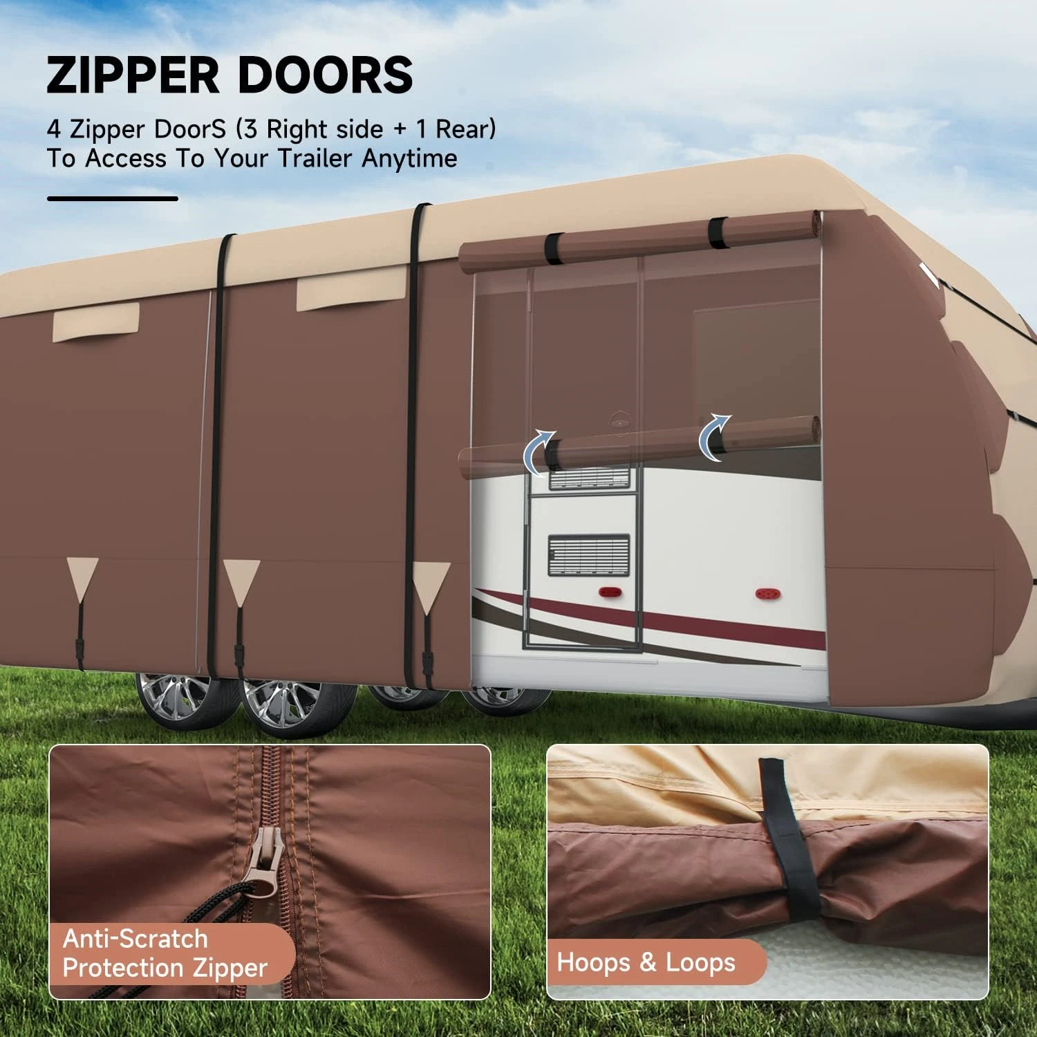 Motorhome Rv Thermal Insulation Rain Caravan Cover - Buy Caravan Rv ...