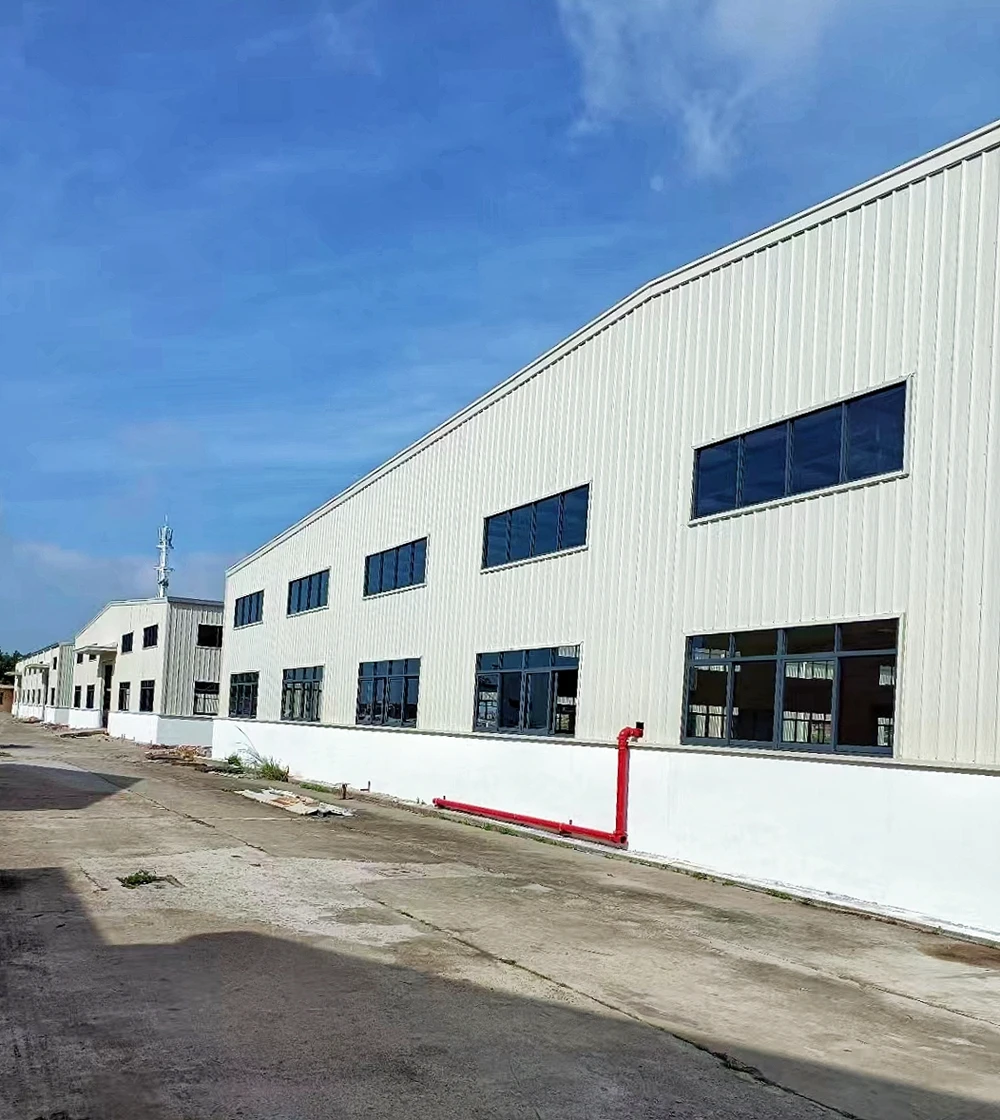 Precast Steel Frame Construction Pole Warehouse Steel Structure Plant ...