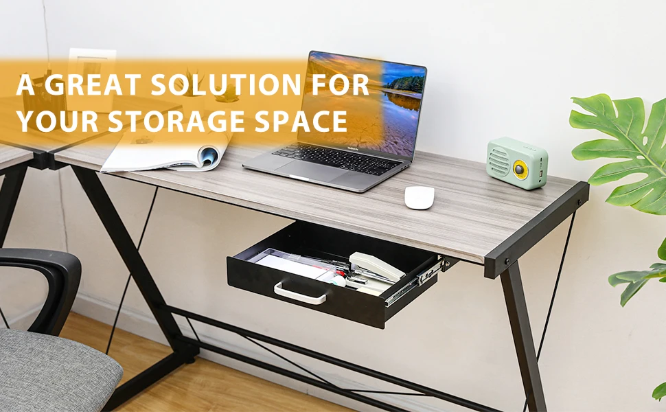 Jh-mech Large under Desk Mounted Sliding Drawer - Extra Storage