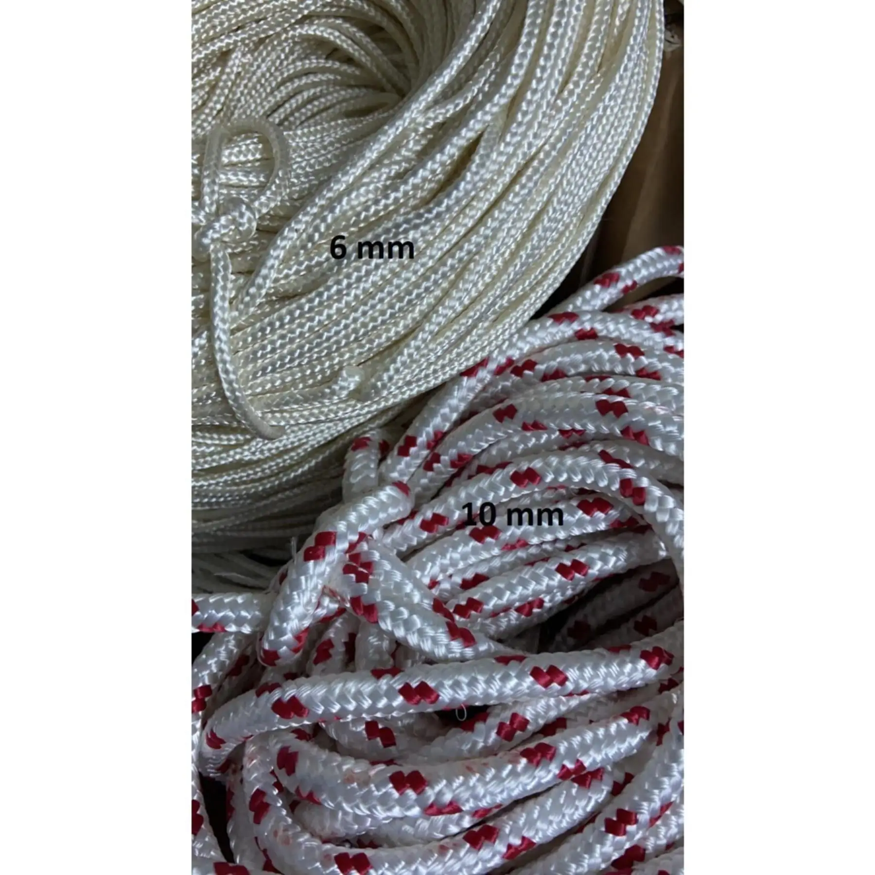 18 Mm Sheet Rope 20 Meters - Shiny Silk Braided Polyester Rope - Boat ...