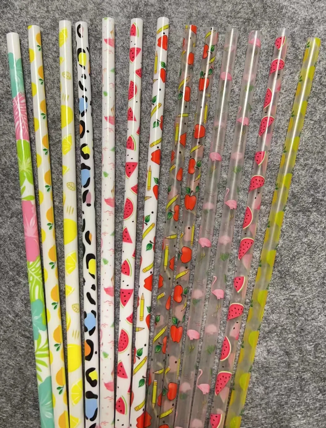 2022 Latest Fashion Teacher Straw With Apple & Pencil,Hot Sales Pp Hard ...