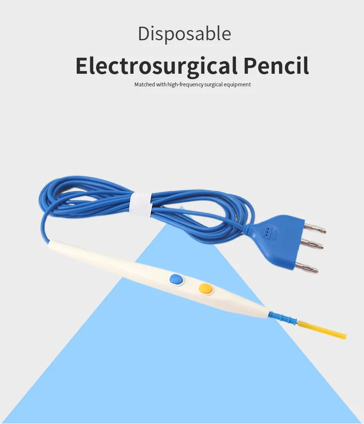 Disposable Electrosurgical Diathermy Esu Cautery Pencil With Blade ...
