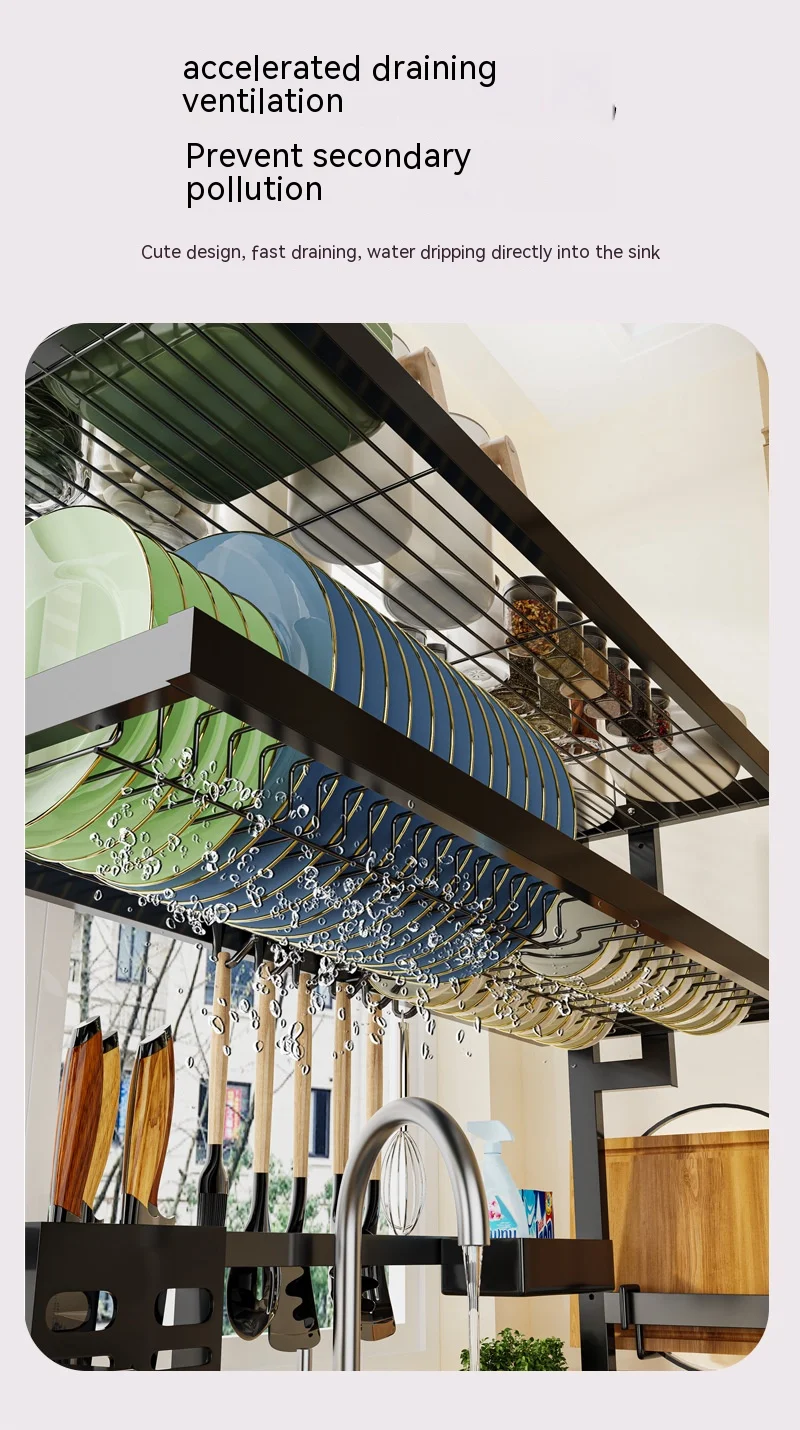Sustainable Dish Drainer Rack - Efficient Kitchen Storage