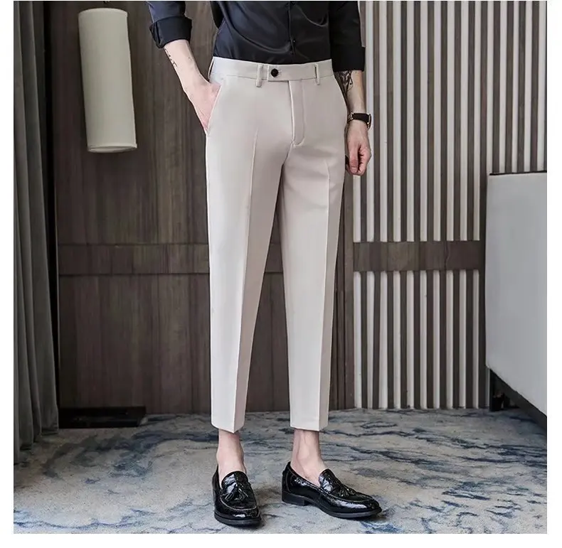 New Style Business Men's Office Dressing Pants Office Fit Work Pants ...