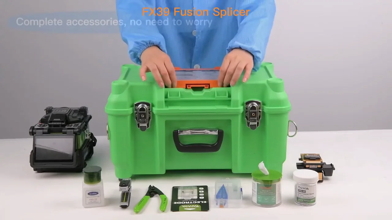Fusionadora Komshine Fx-37 Fx-39 Gx-39 Fusion Splicer Optic Automatic ...