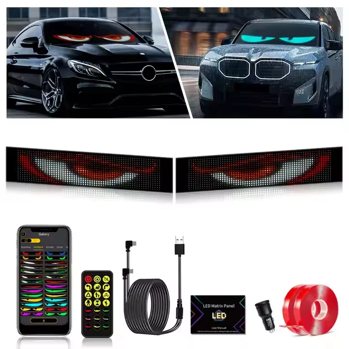 APP Smart Flexible LED Display Panel Devil Eyes Sign Board Matrix for ...