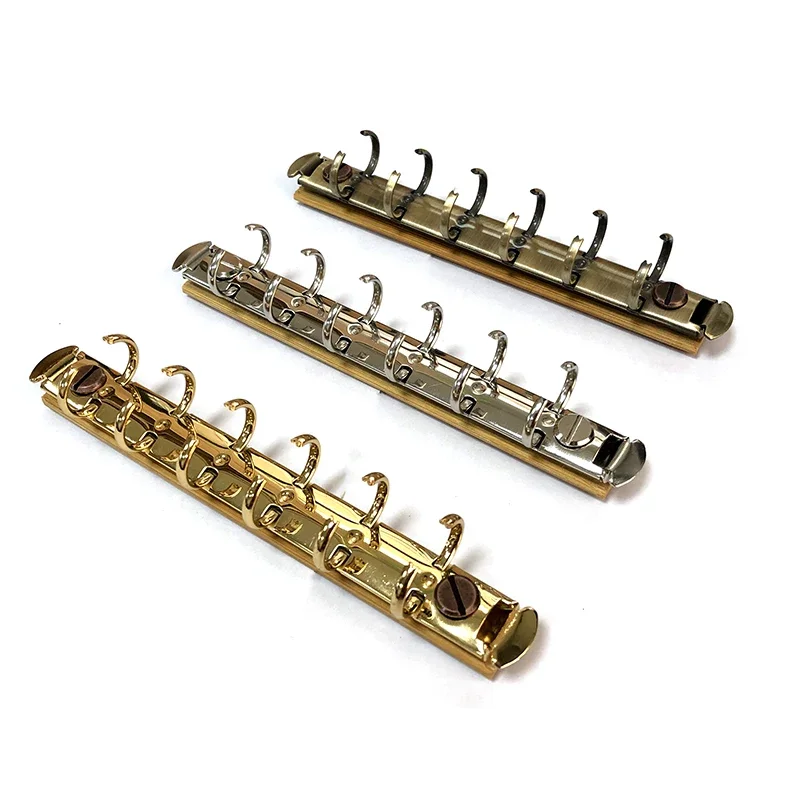 A7 Detachable Loose-leaf Binder Strip With Back Panel 6 Holes Metal ...