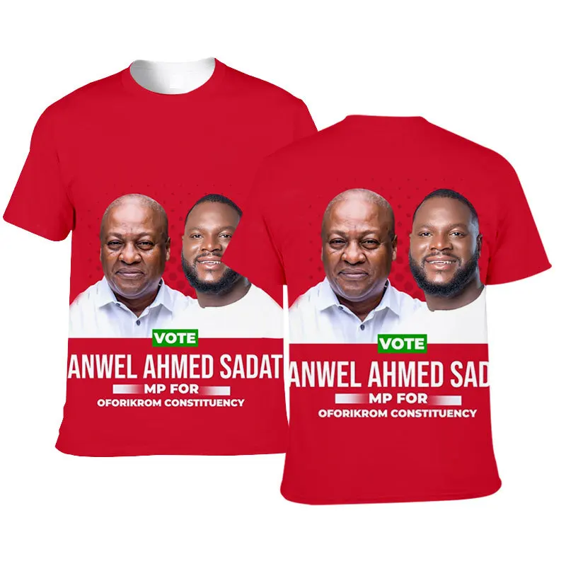 Huiyi Cheap Ghana Election Campaign Promotion t Shirt Well Designed ...