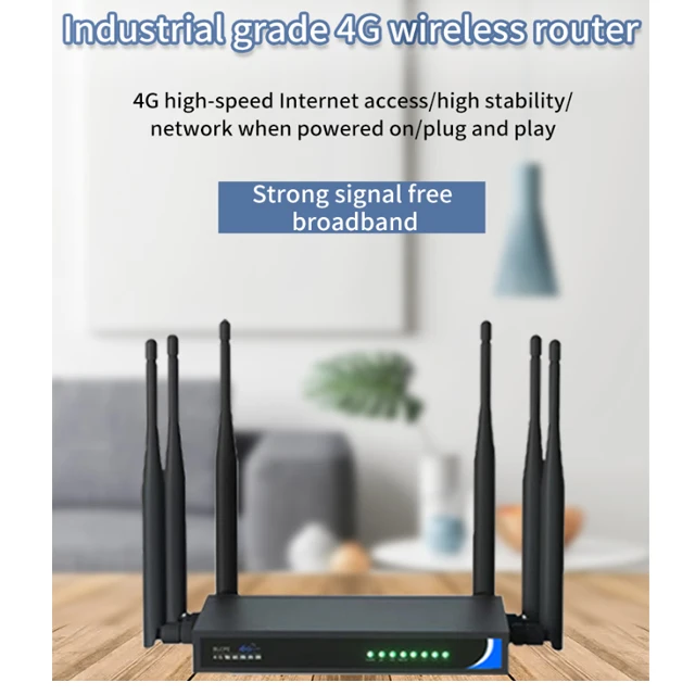 4g Lte Router Five Network Port Single Frequency High Speed And Smooth ...