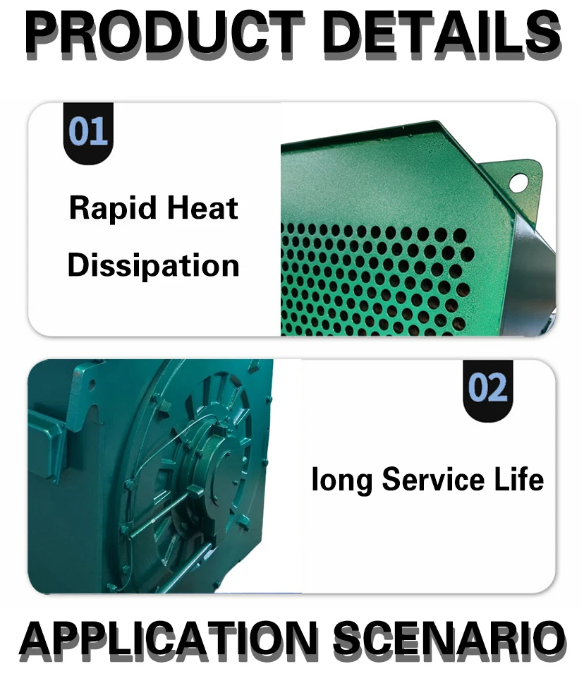 Siemens Electric Motor High Voltage Slip Ring Motor Heavy Slip Ring ...