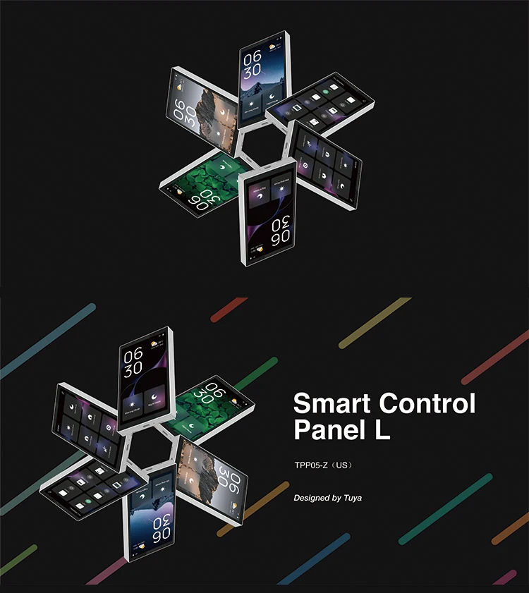 Smart Home Control with 5" Touch Screen Zigbee Panel