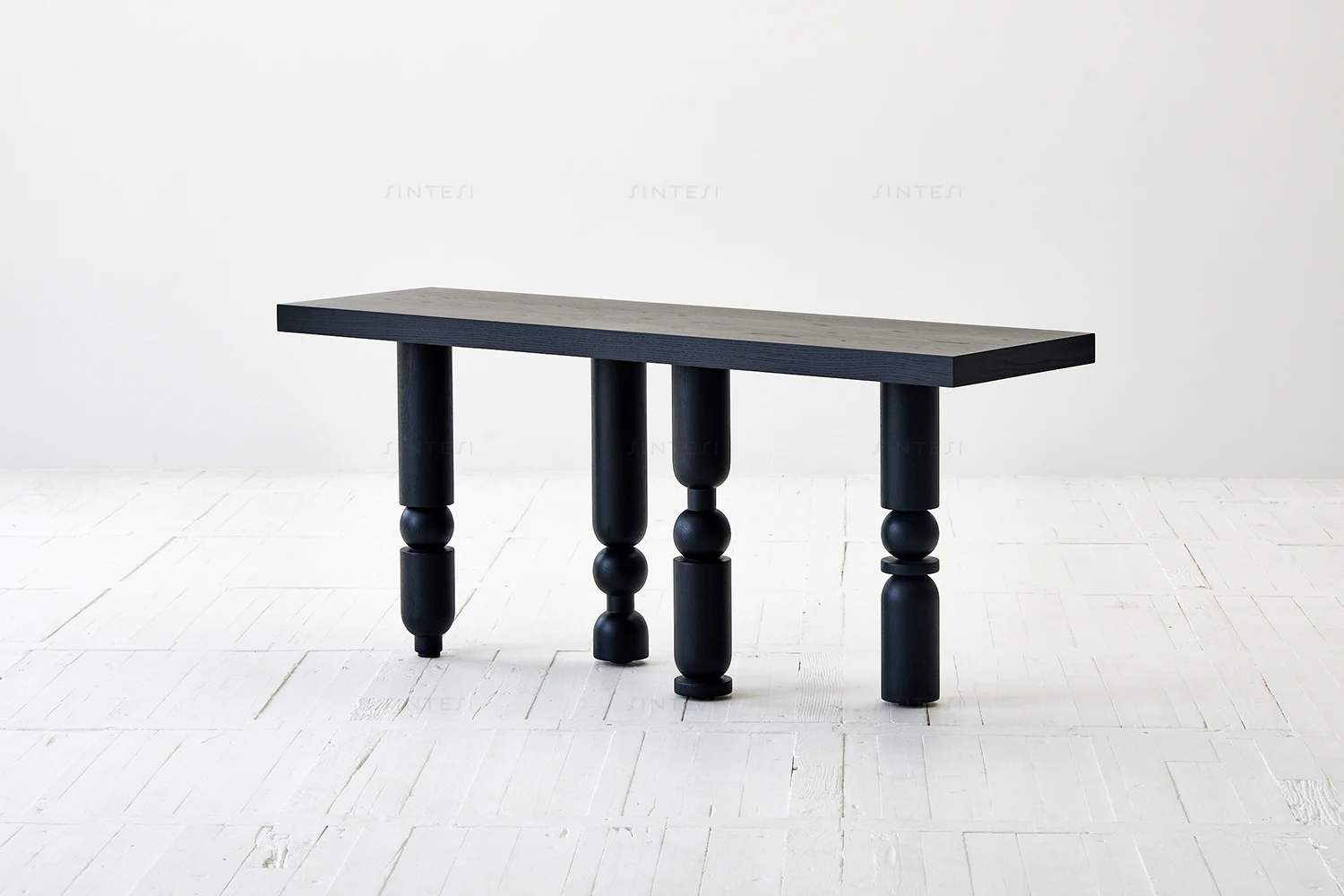 Modern Nordic Antique Japandi Wabi Sabi Oak Wooden Console Table For ...